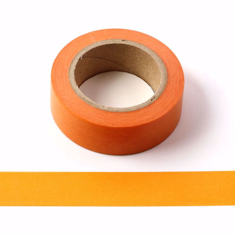 light orange washi tape. Custom and stock washi tape manufacturer ...