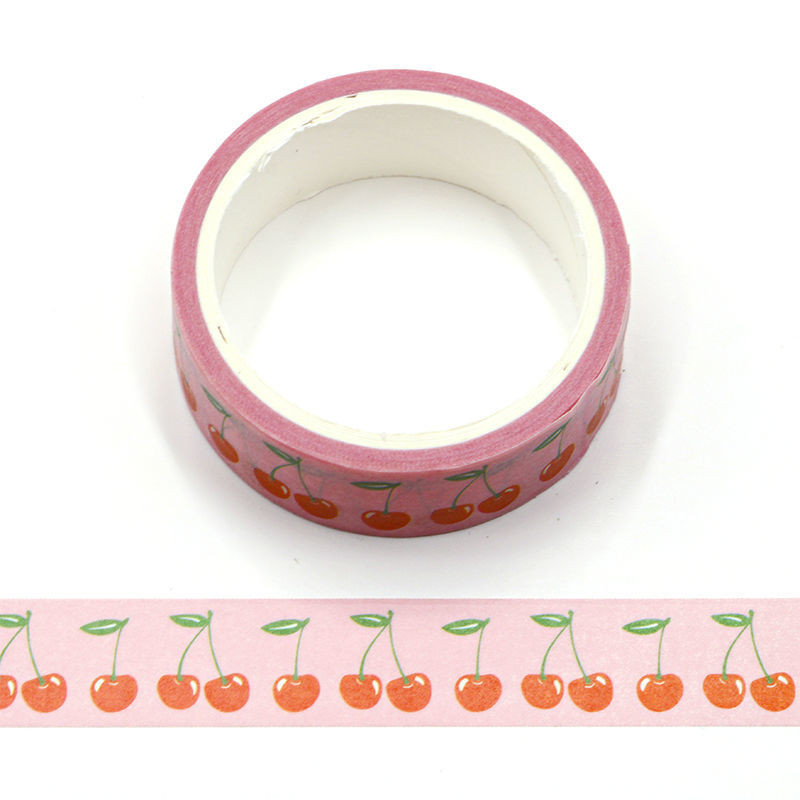Cherry Washi Tape. Custom and stock washi tape manufacturer-washitape ...