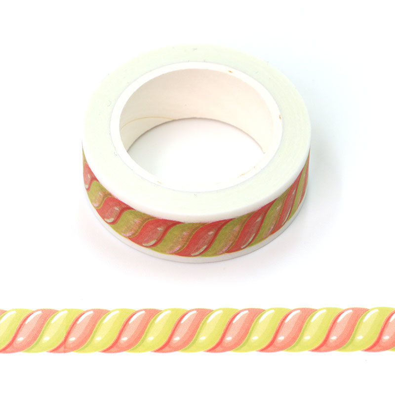15mm x 10m CMYK Yellow Red Candy Washi Tape. Custom and stock washi ...