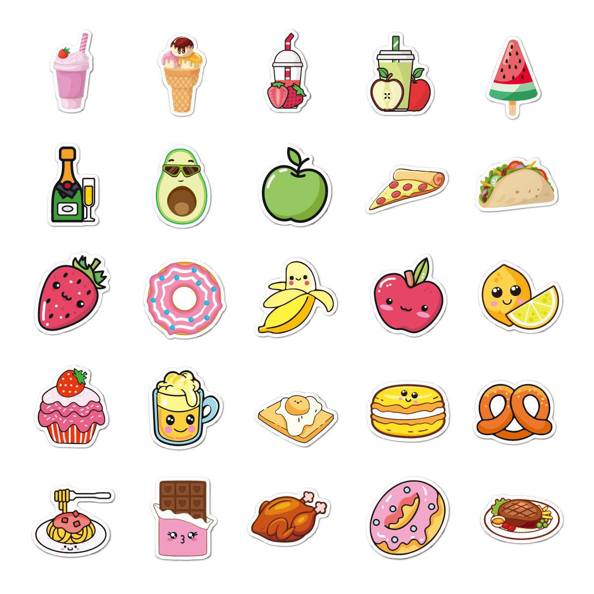 Vinyl sticker Food. Custom and stock washi tape manufacturer-washitape ...
