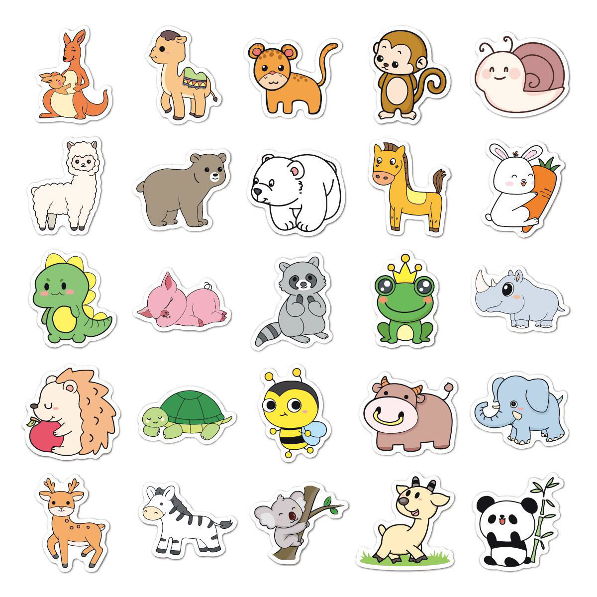 Vinyl sticker Woodland Animals. Custom and stock washi tape ...