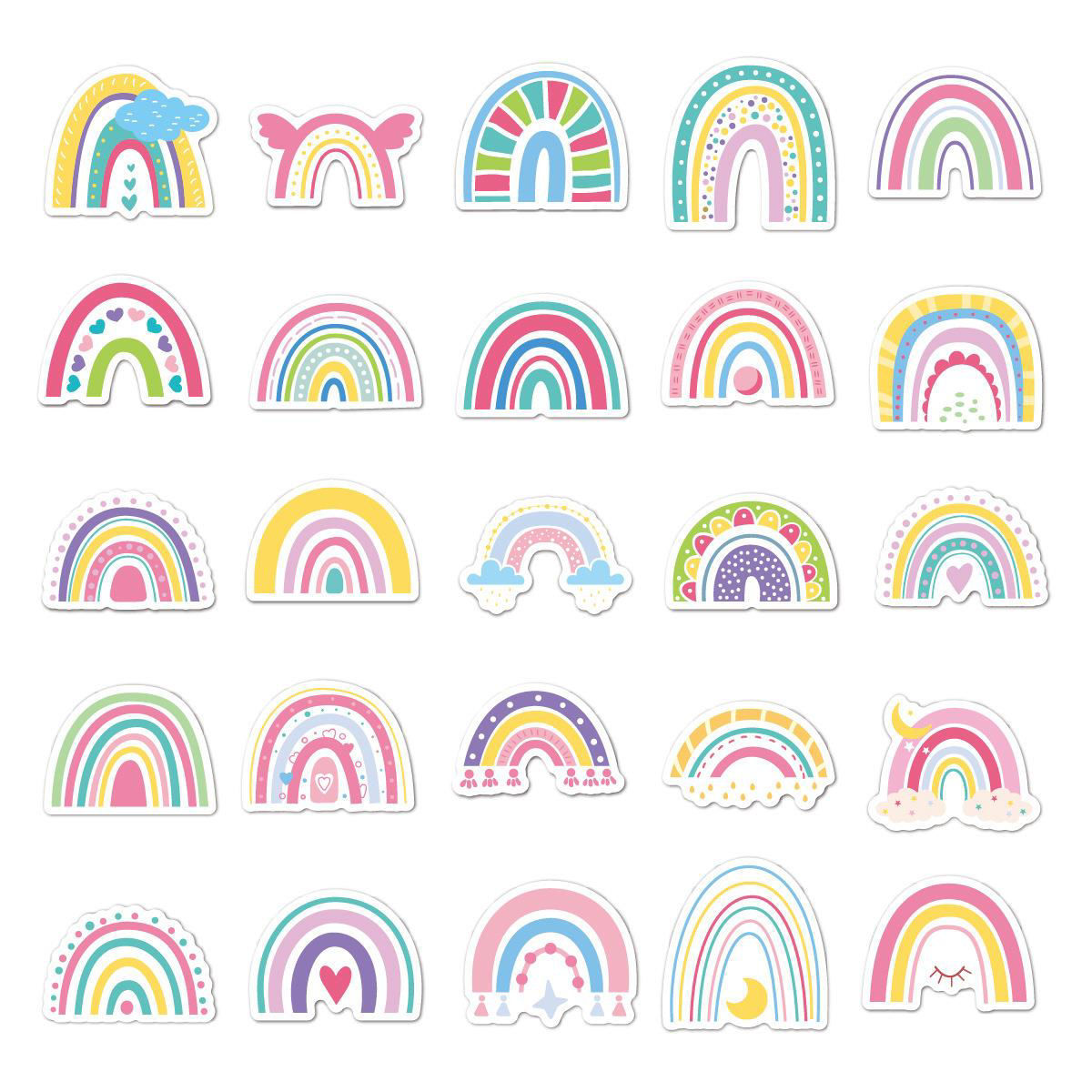 Vinyl sticker Rainbow. Custom and stock washi tape manufacturer ...