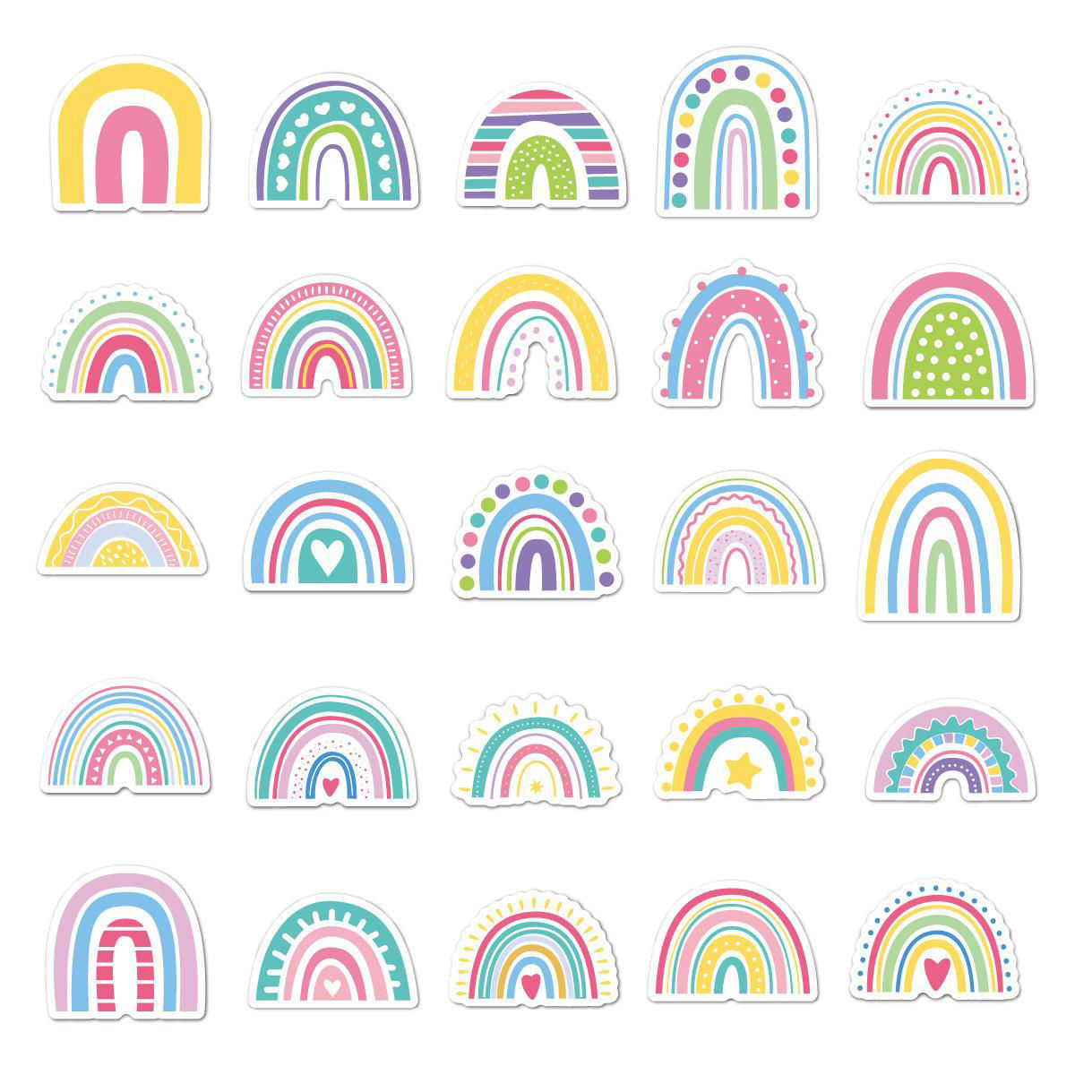 Vinyl sticker Rainbow. Custom and stock washi tape manufacturer ...