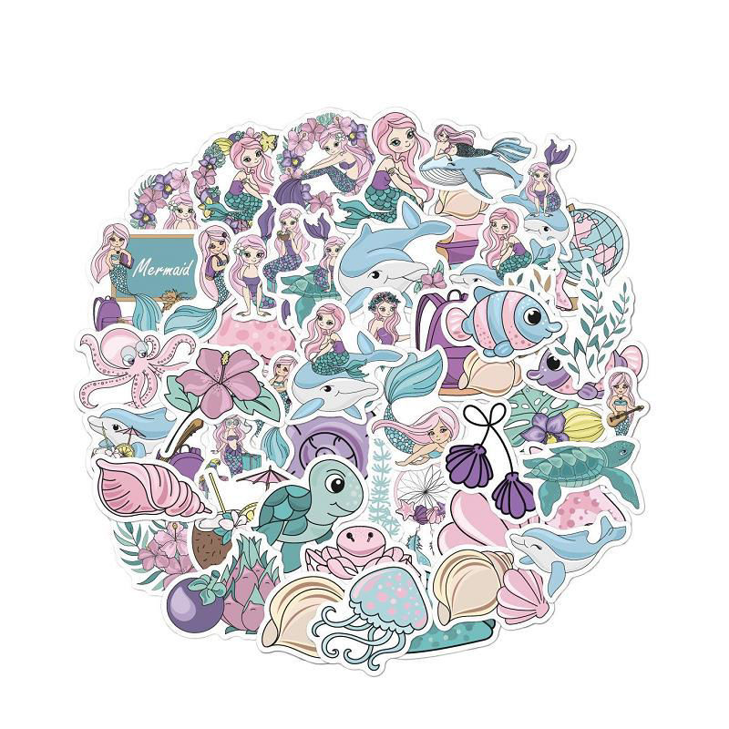 Vinyl Sticker Mermaids. Custom and stock washi tape manufacturer ...
