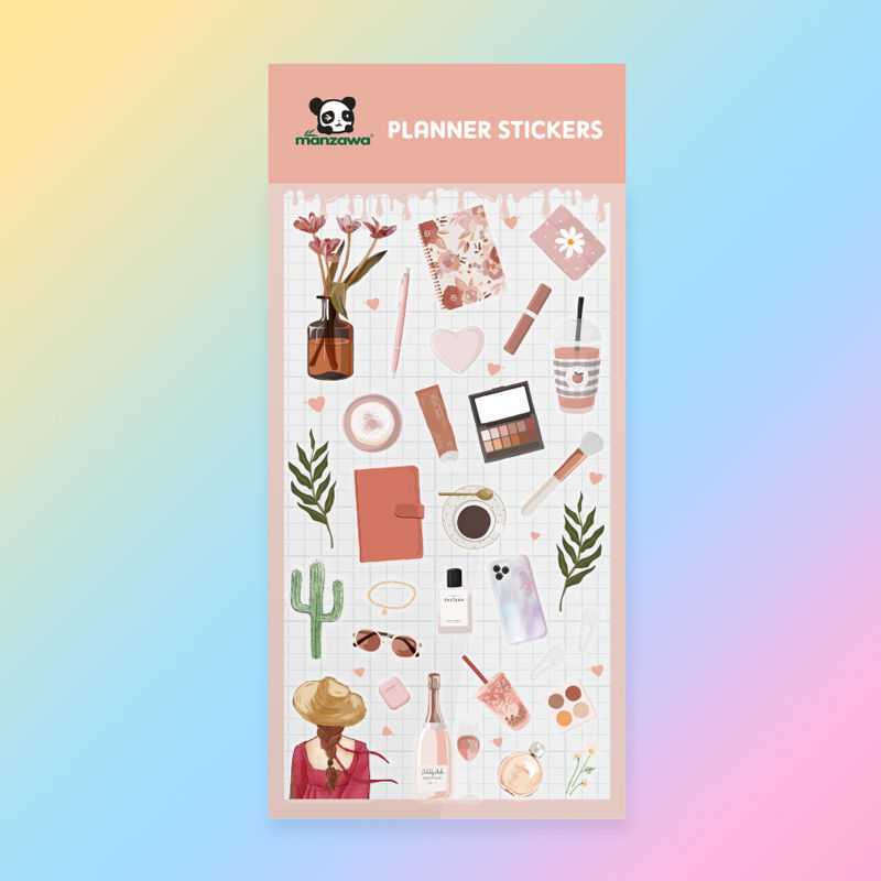 PET Paper Mix Sticker Cosmetics. Custom and stock washi tape ...