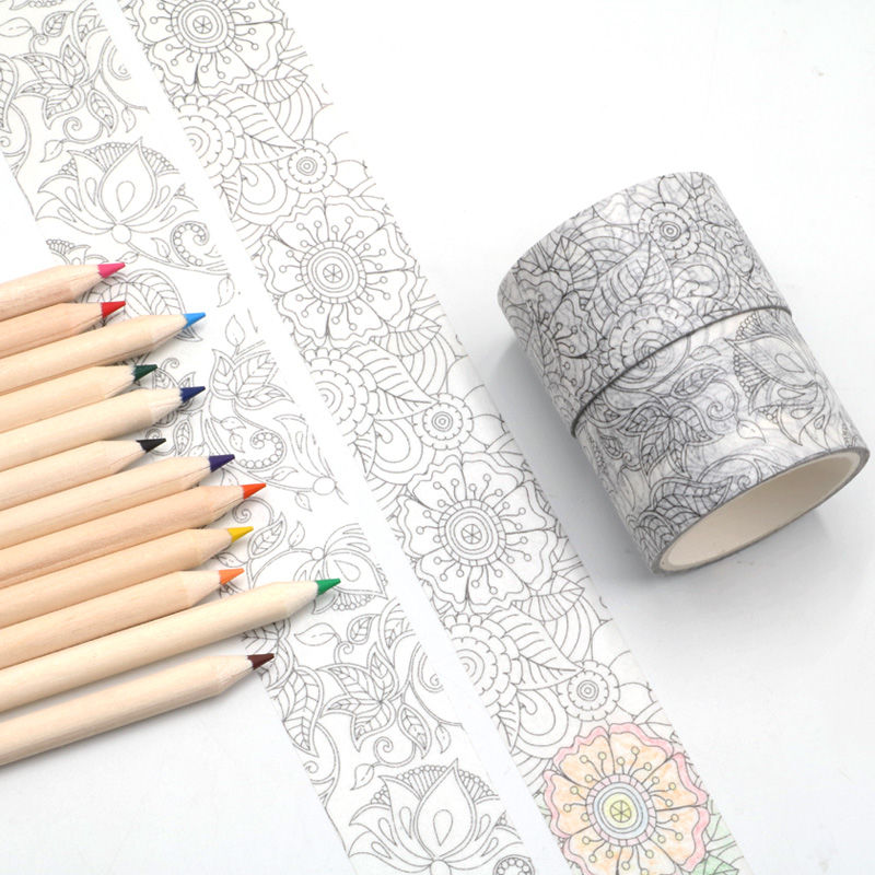 Coloring Tape. Custom and stock washi tape manufacturer-washitape.com.cn